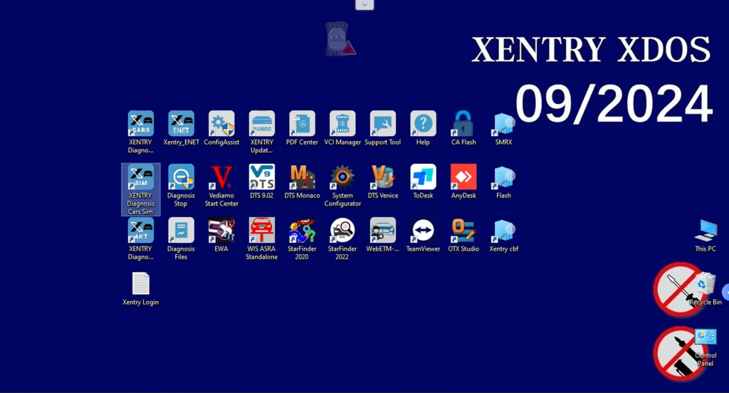 Mercedes Xentry Diagnosis 09.2024 System W223 W206 with Panasonic CF-D1 ...